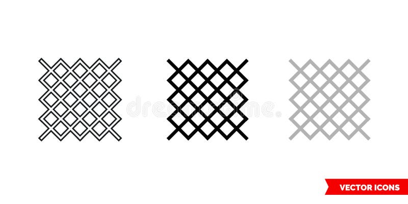 Mesh Net Icon with Textured Web 2.0 Seal Stock Illustration ...