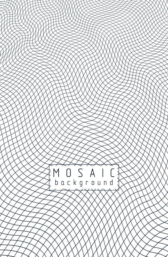 Mesh Lines 3d Vector Design. Stock Vector - Illustration of psychedelic ...