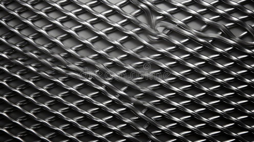 Mesh Metal Texture Background Stock Illustration - Illustration of ...