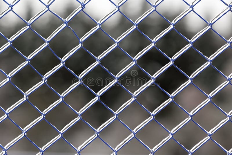 Mesh Netting in Ice after Freezing Rain Stock Photo - Image of element ...