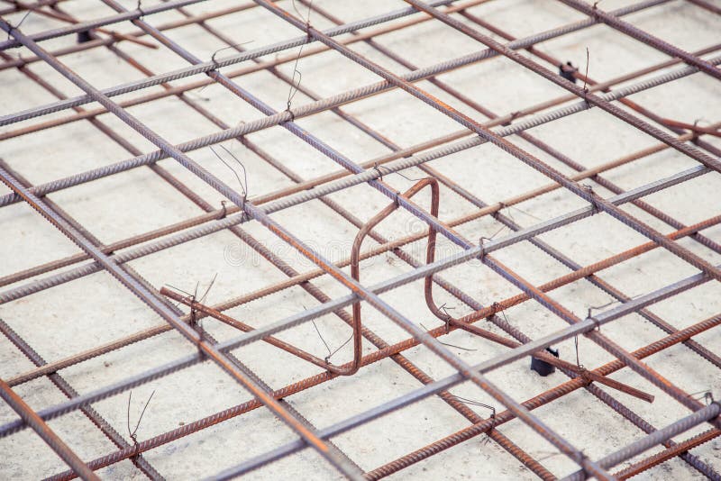 Mesh Reinforcement Cage, Reinforcement Plates Stock Image - Image of ...