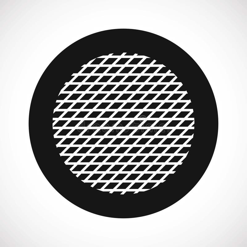 Mesh round icon vector stock vector. Illustration of element - 88295843