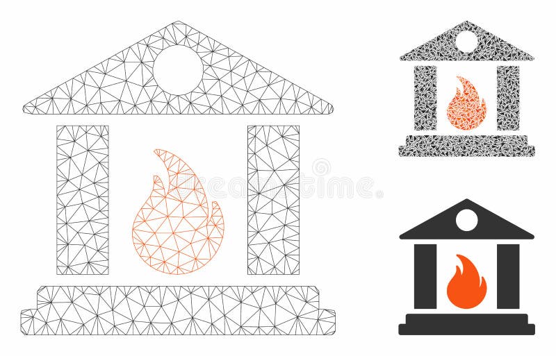 Temple of Fire Hand of Time Stock Illustration - Illustration of ...