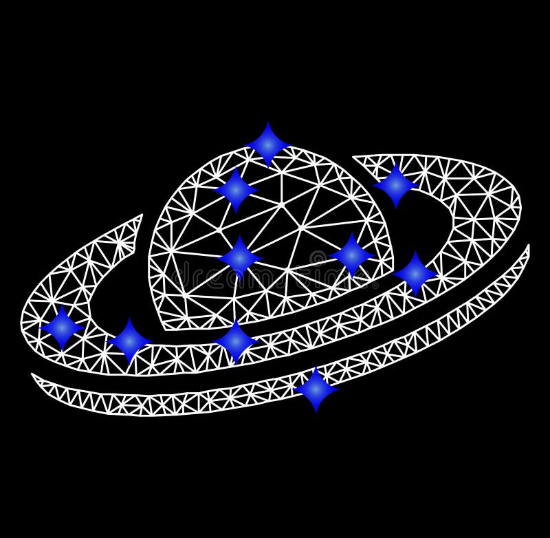 Wire Saturn Spheres Logos stock illustration. Illustration of smooth ...