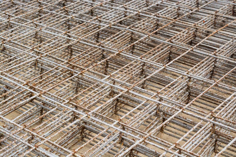 Mesh steel rod stock photo. Image of lines, floor, construction - 54689820