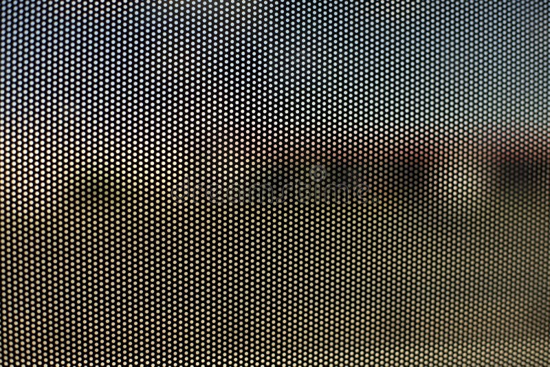 Mesh Texture on Glass. Shooting Window Stock Image - Image of edge ...