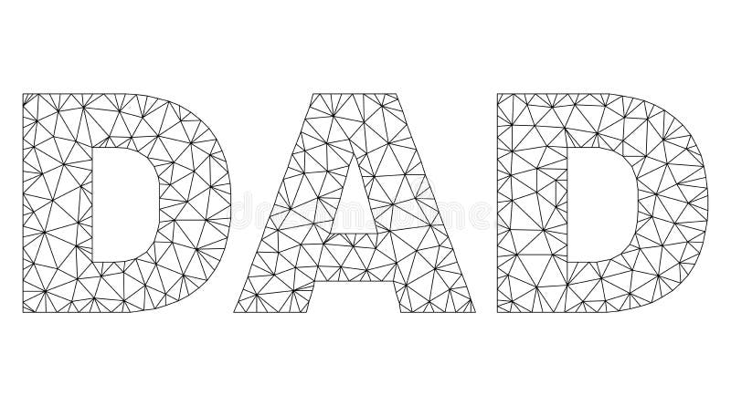 Polygonal 2D DAD Text Label Stock Vector - Illustration of symbol ...