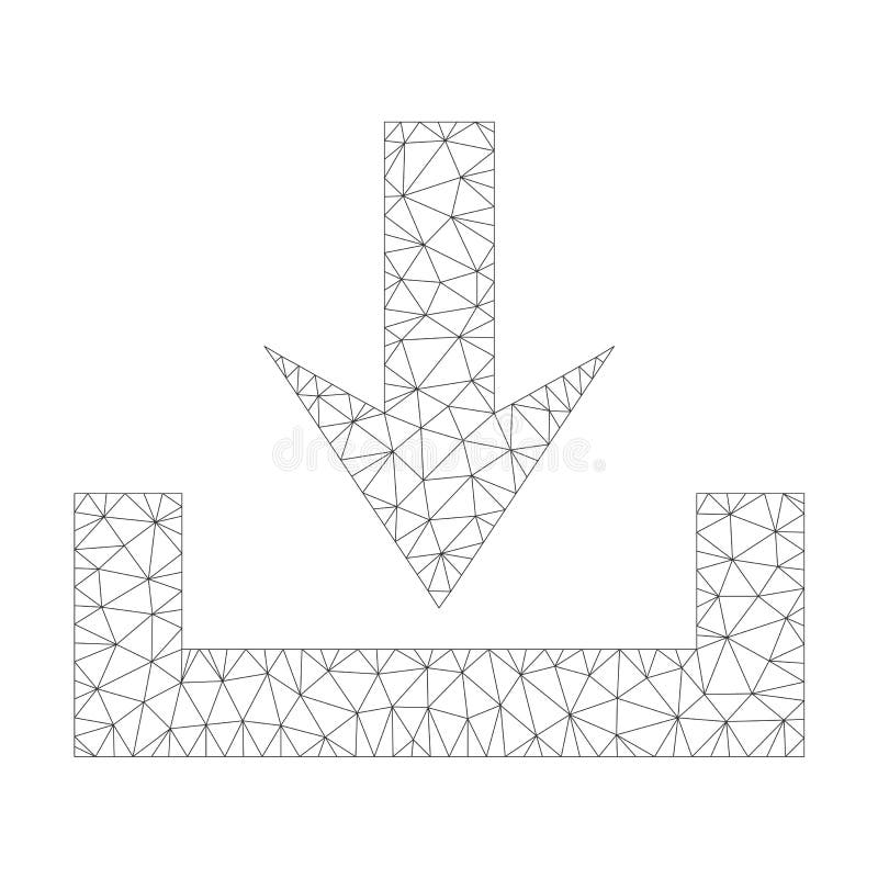 Mesh Vector Downloads Icon ilustración del vector. Ilustración de ...
