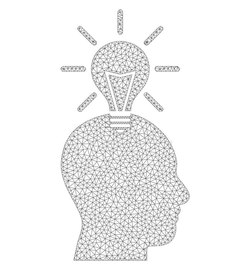 Genius bulb word cloud stock illustration. Illustration of conceptual ...