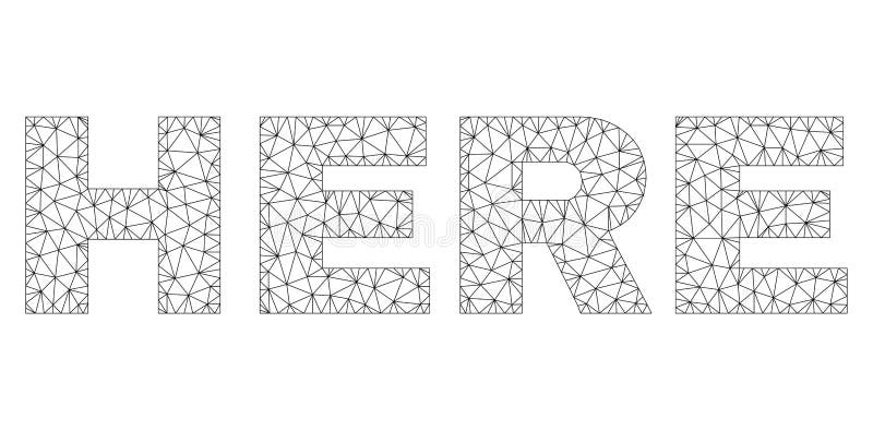 Vector here marks stock vector. Illustration of symbol - 38058317