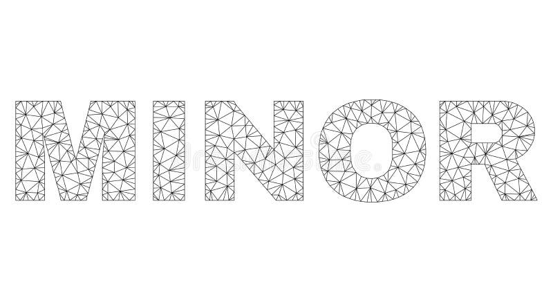 Polygonal 2D MINOR Text Tag Stock Vector - Illustration of element ...