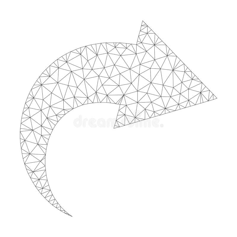 Mesh Vector Redo Icon ilustración del vector. Ilustración de marco ...