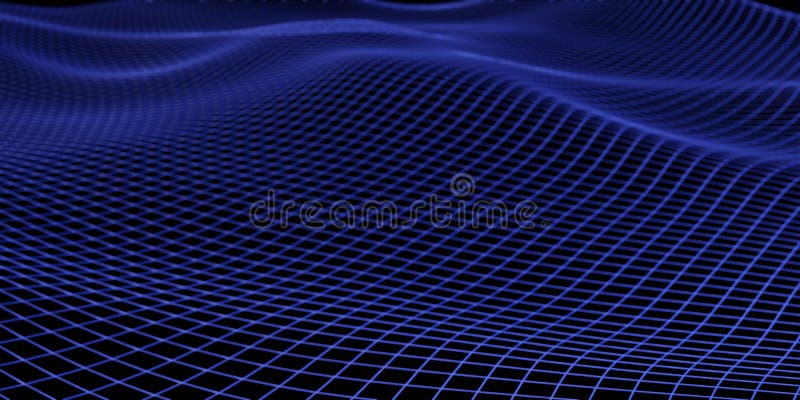 Mesh Wave Structure Curve Background Purple and Blue Gradient Macro ...