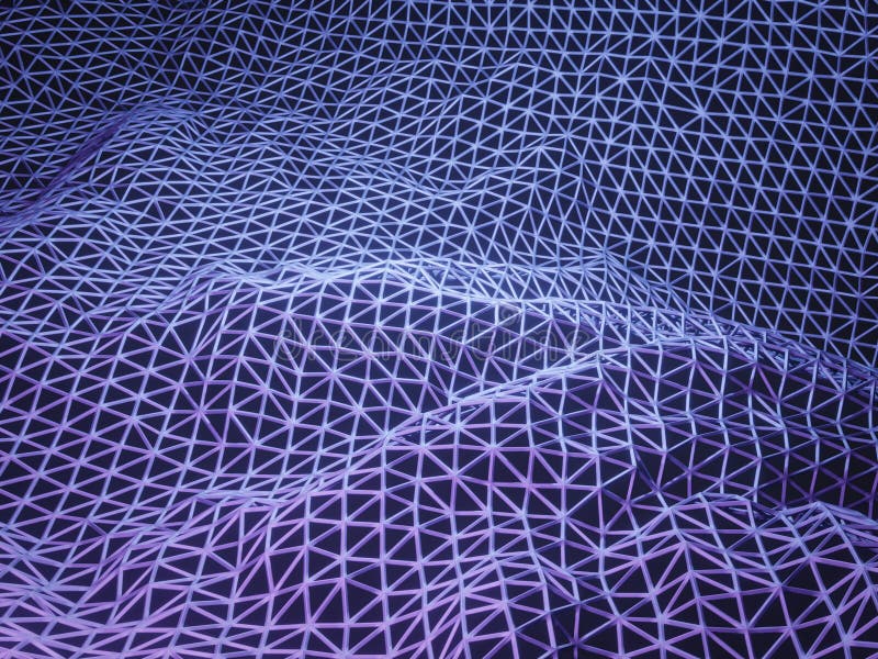 Mesh wireframe stock illustration. Illustration of concept - 205203431
