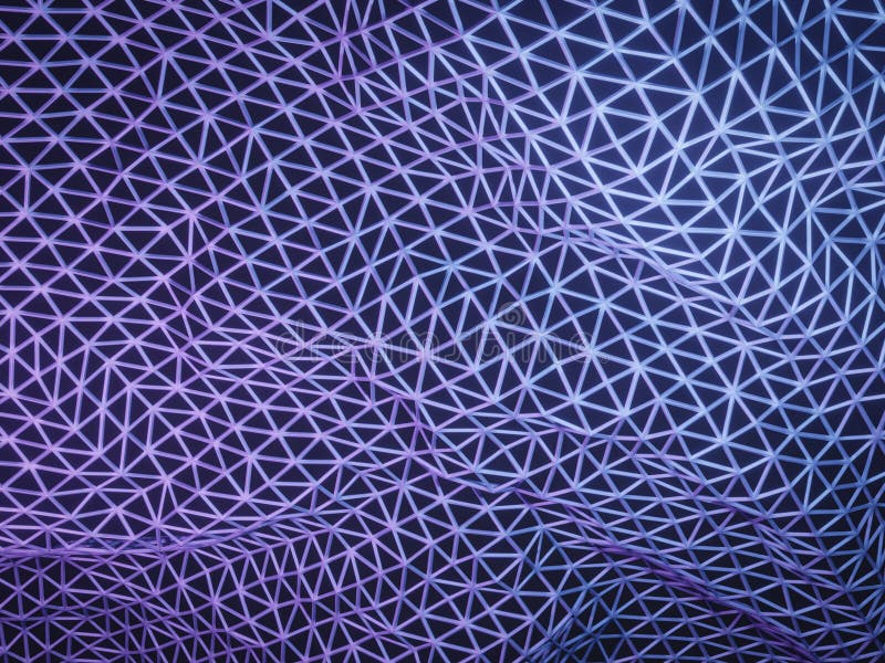 Mesh wireframe stock illustration. Illustration of purple - 205203486