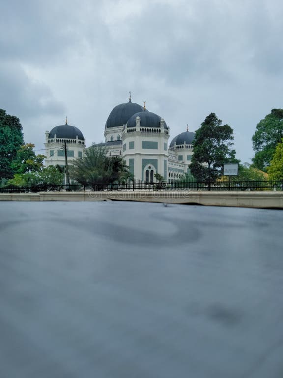 Mesjid Raya Medan stock photo. Image of islam, ibadah - 229374518