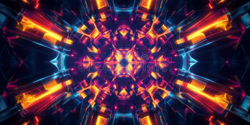 A Mesmerizing Abstract Background with Complex Geometric Fractals ...