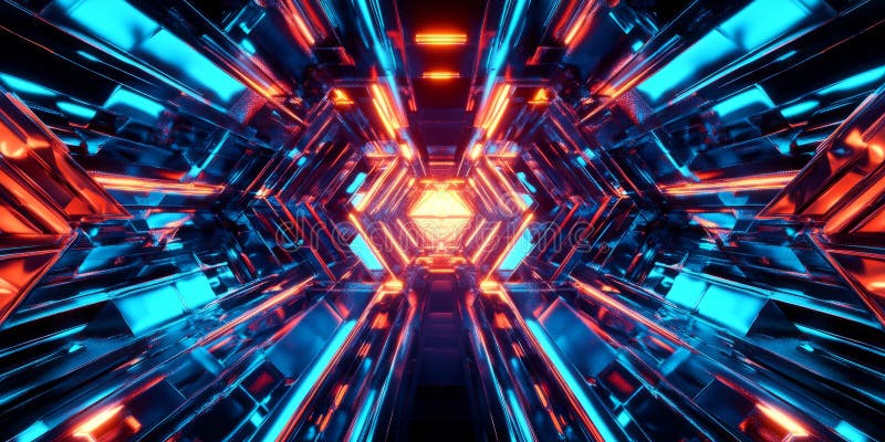 A Mesmerizing Abstract Background Inspired by Futuristic Geometric ...