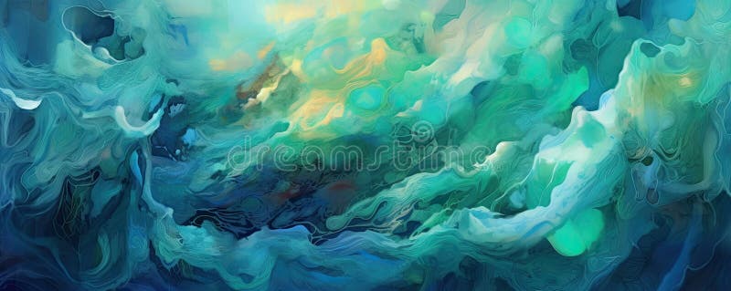 Mesmerizing Abstract Background Resembling an Underwater Realm, with ...