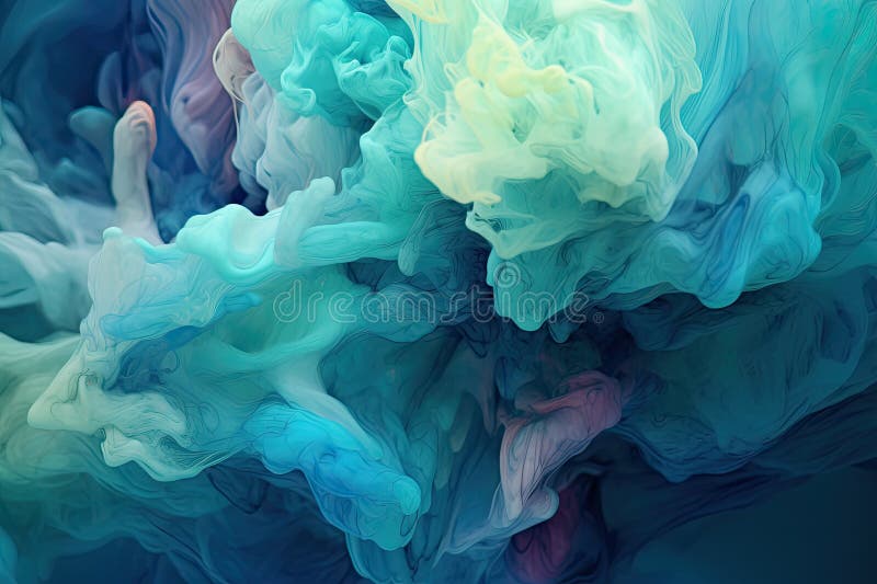 Mesmerizing Abstract Background Resembling an Underwater Realm, with ...