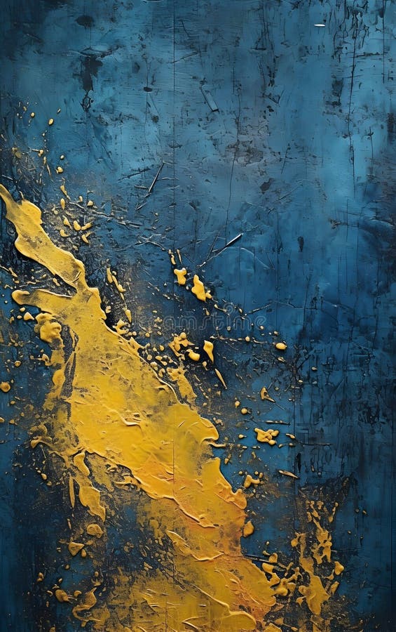Abstract Background is the Result of Painted Brushstrokes that Evoke ...