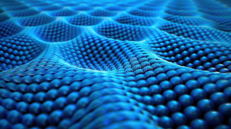 Mesmerizing Abstract Blue Points Background with Falling Cyber ...