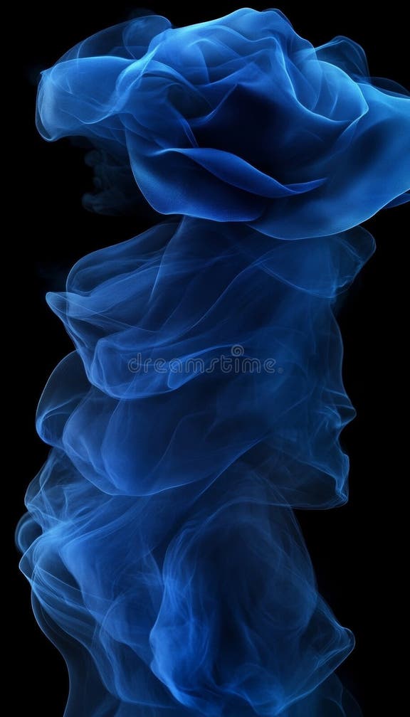 Mesmerizing Abstract Blue Stream Background Featuring Ethereal Light ...
