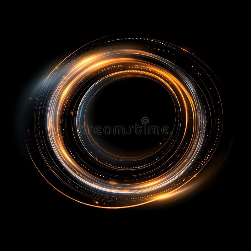 A Mesmerizing Abstract Design Featuring a Circular Light Effect this ...