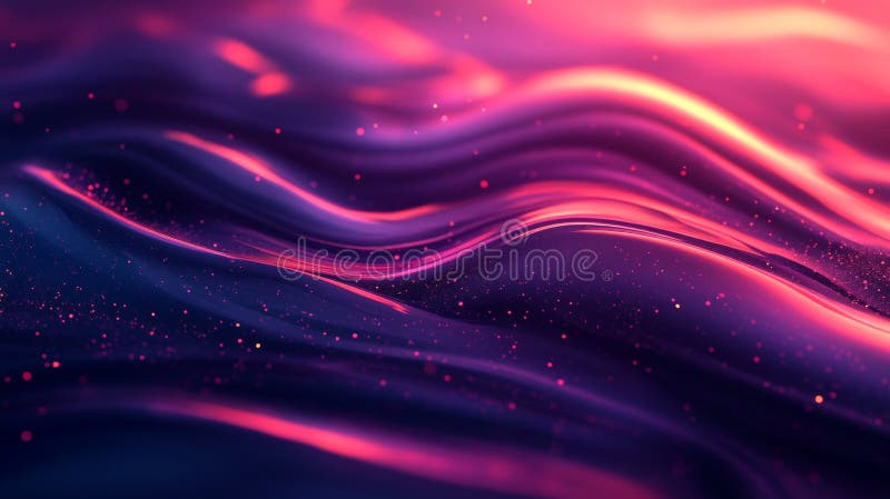Mesmerizing Abstract Digital Artwork Featuring Swirling, Iridescent ...