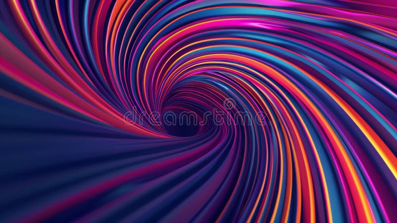 Mesmerizing Abstract Digital Lines Creating Hypnotic Optical Illusions ...