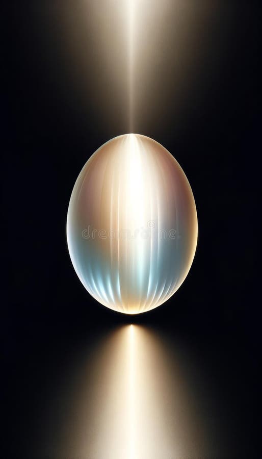 Abstract Glowing Sphere with Light Beam, Futuristic Concept Stock ...