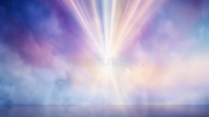 Mesmerizing Abstract Image Light Particles Floating in Gradient ...