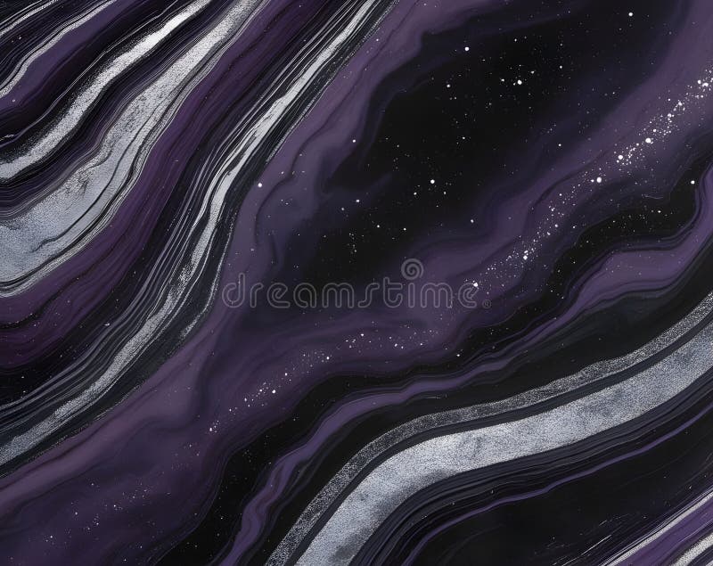 Mesmerizing Abstract Marble Texture with Cosmic Theme AI Image Stock ...