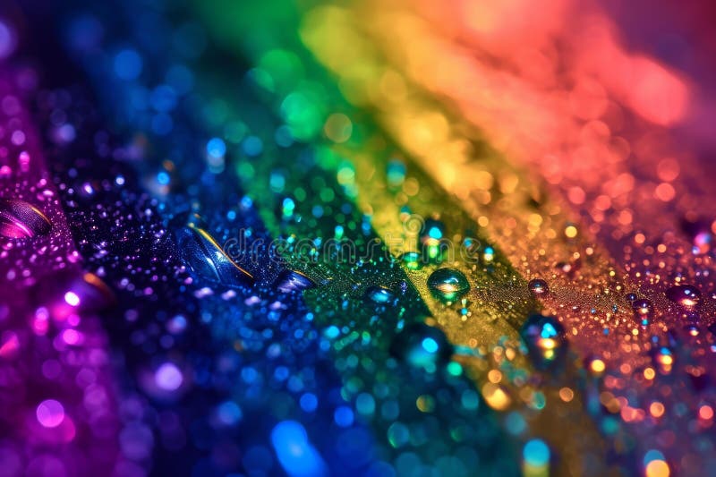 Mesmerizing Abstract Rainbow Colorful. Generate Ai Stock Image - Image ...