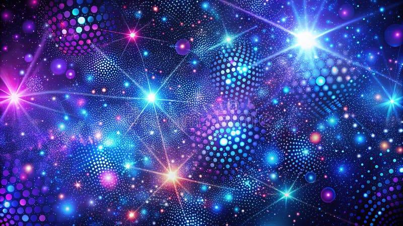 A Mesmerizing Abstract Representation of the Starry Night Sky Rendered ...