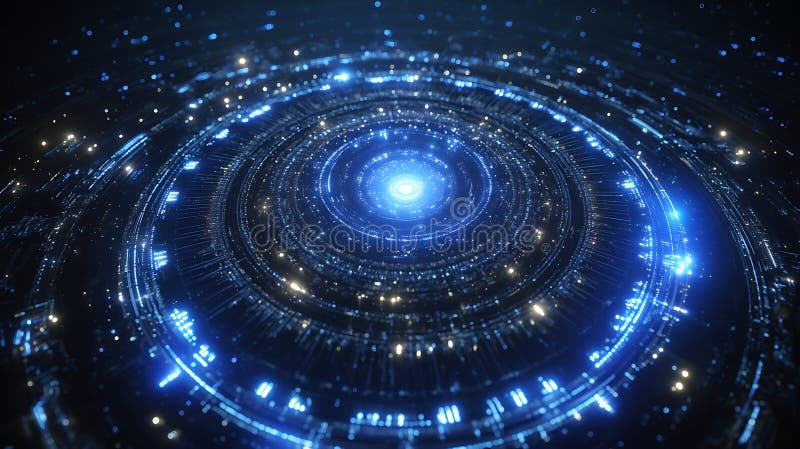 Futuristic Network Concept Design Stock Illustrations – 553,723 ...