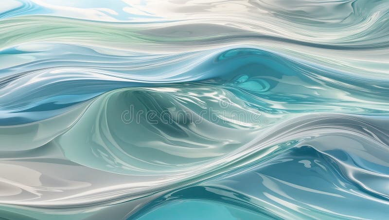 Mesmerizing Abstract Water Background with Blue and White Flow Stock ...