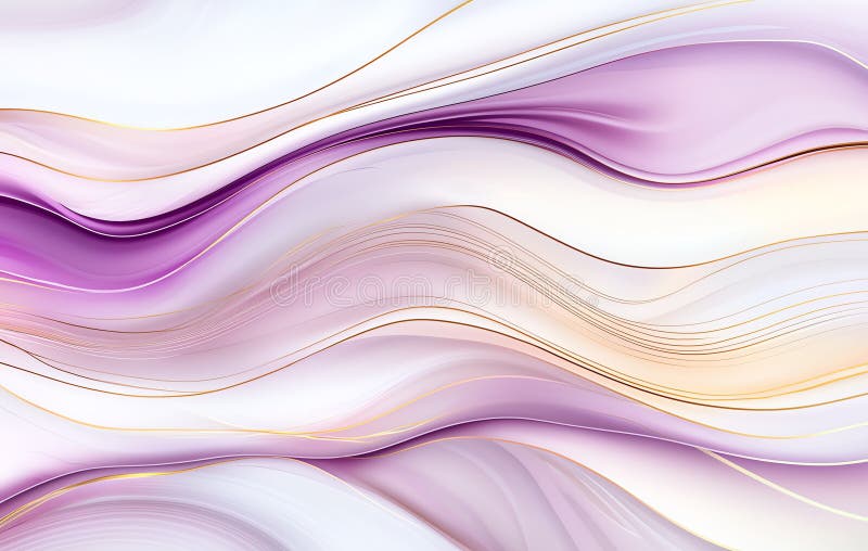 A Mesmerizing Abstract Wave Pattern Featuring Soft Shades of Purple and ...