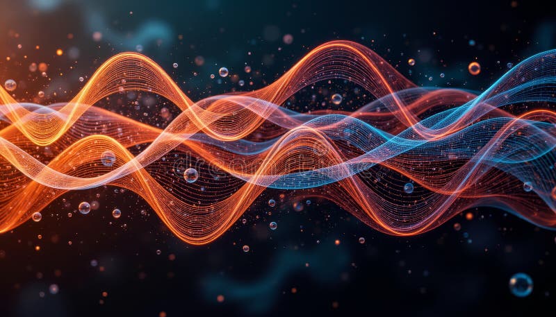 Mesmerizing Abstract Waves and Bubbles, a Captivating Aquatic Visual ...