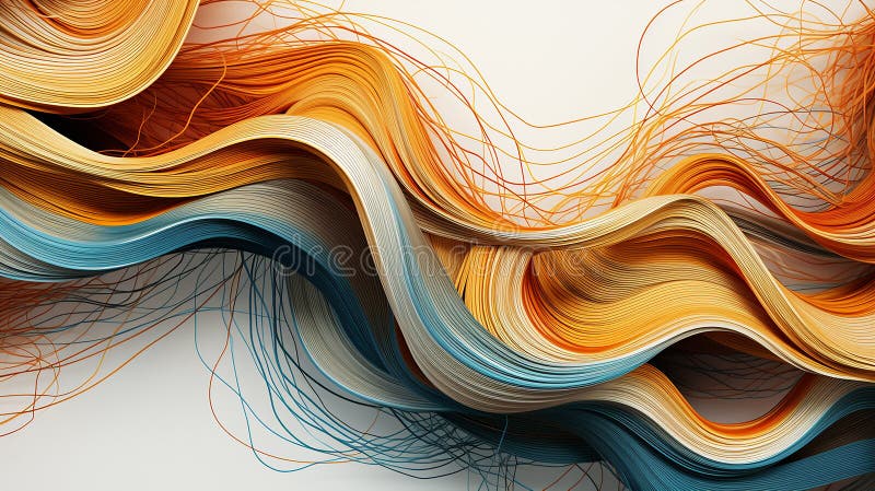 Mesmerizing Abstract Webbing: Intricate Strands of Connectivity in ...