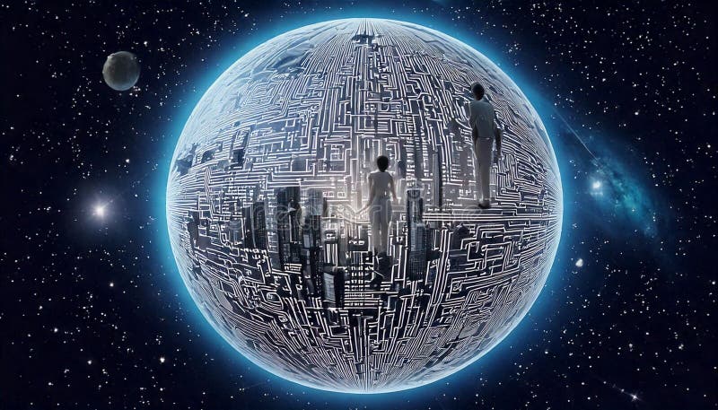 AI-Generated AI-Infused Celestial Circuit City – a Futuristic Vision of ...