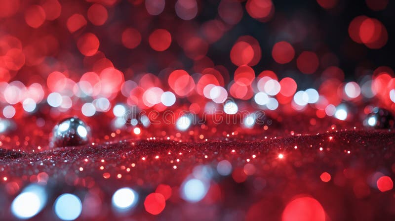 A Mesmerizing Arrangement of Reflective Spheres and Glittering ...