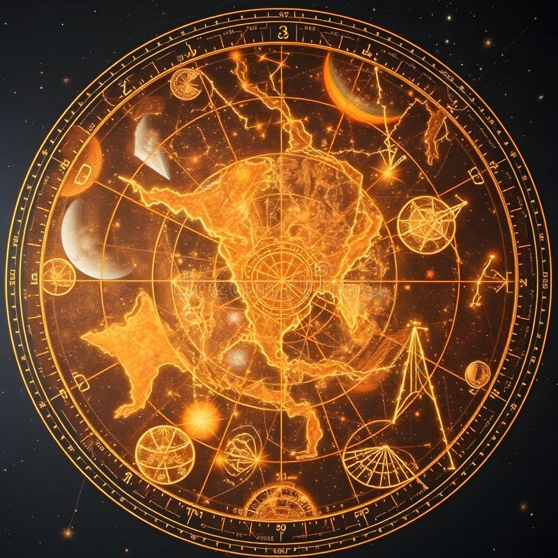 Photo Abstract Constellations Forming Intricate Celestial Maps Stock ...