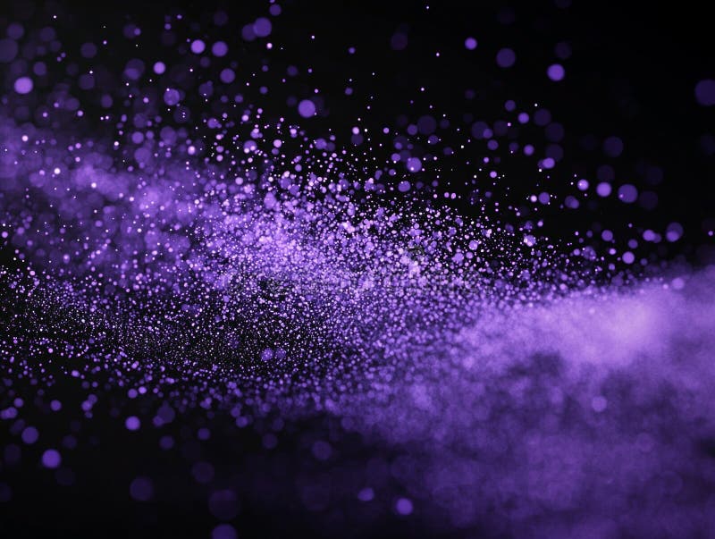 A Mesmerizing Array of Small Purple Dots Glimmers and Twinkles Against ...
