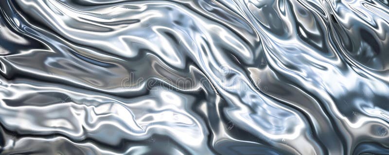 A Mesmerizing Background Featuring Liquid Metal in Silver Hues Flowing ...