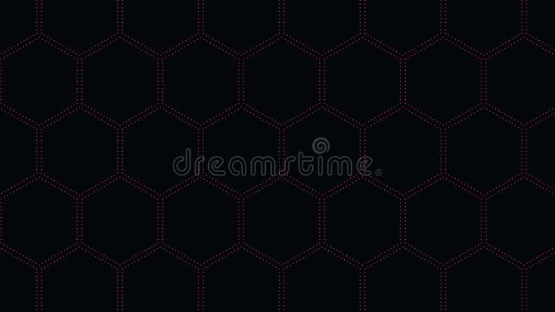 Intricate Hexagonal Pattern on Black Background Stock Video - Video of ...