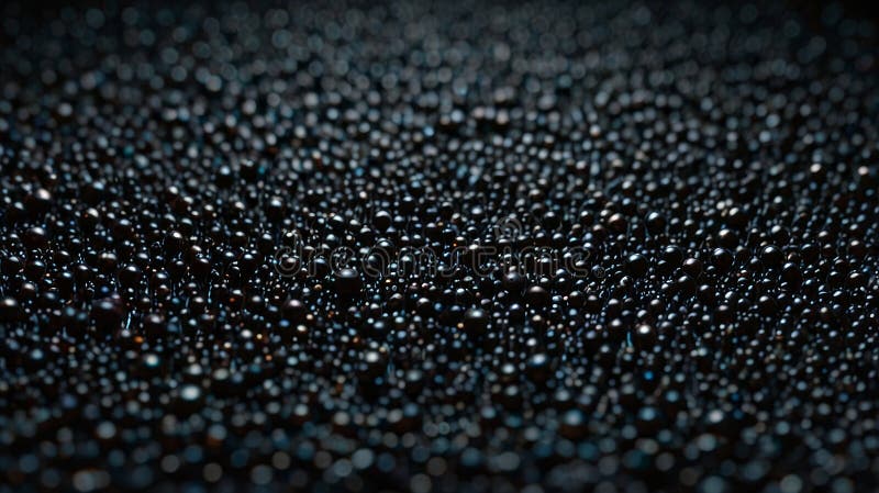 Mesmerizing Black Bead Texture, Thousands of Sparkling Spheres Stock ...
