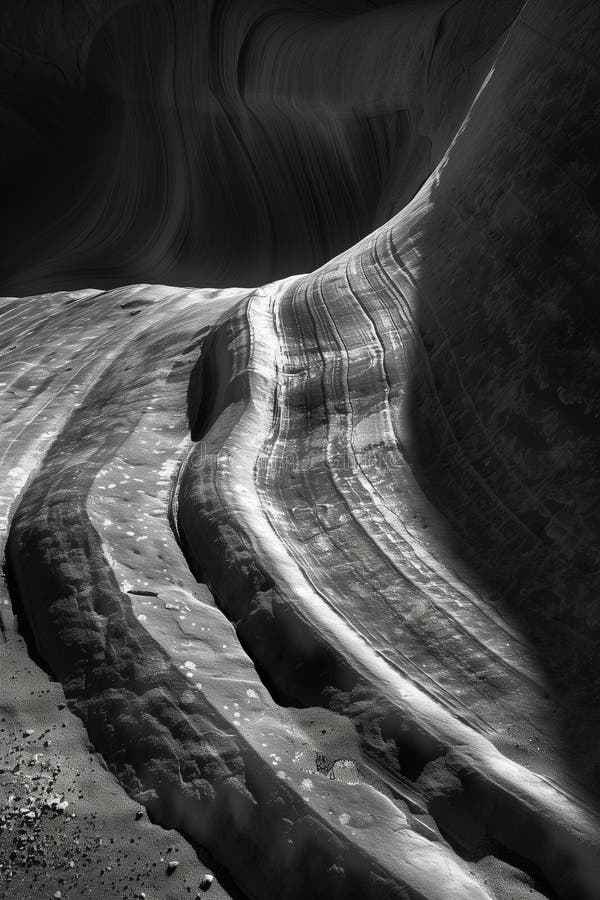 Mesmerizing Black and White Abstract Light and Shadow Patterns on ...