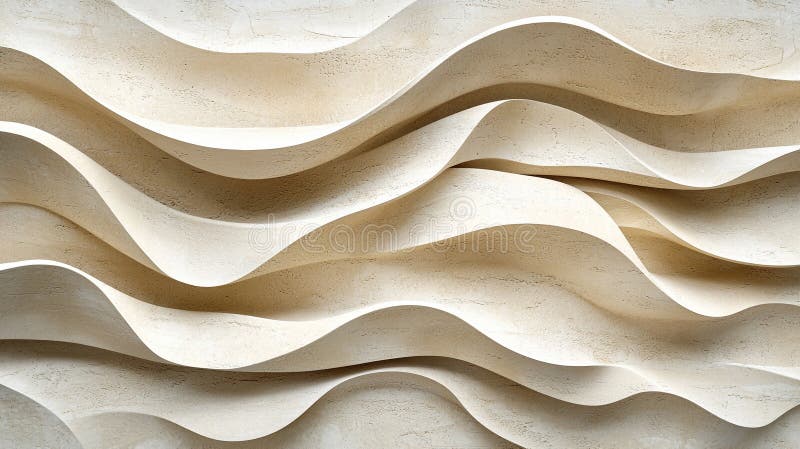 Black and White Sand Texture with Wavy Ridges and Grooves, Resembling ...