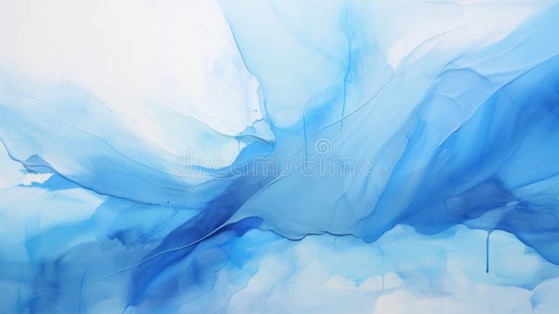 Mesmerizing Blue Canvas, Visual Symphony of Shades Stock Illustration ...